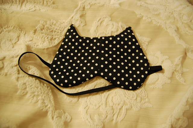 Highland Fling: DIY Kitty sleep mask