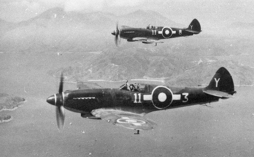 Jet & Prop by FalkeEins: Royal Navy Seafires, 806 Sqdn, HMS Glory, Sea ...