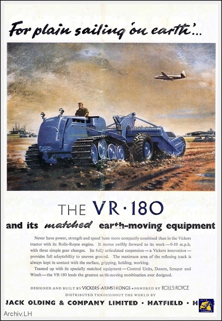 Baumaschinen Prospekte: Vickers Bulldozer