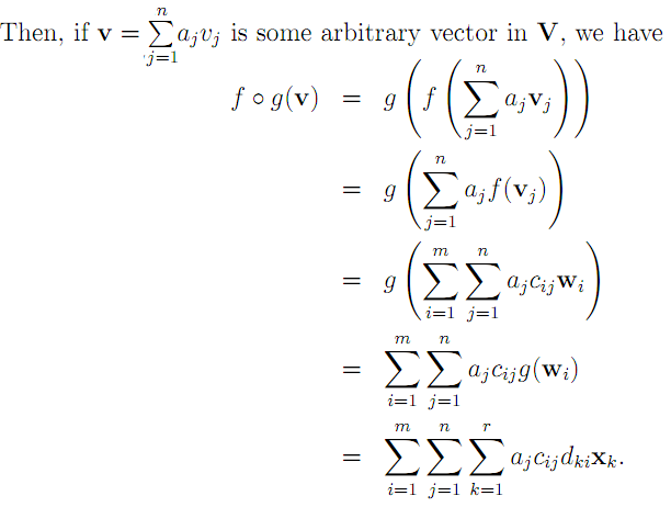 Linear Algebra: #6 Linear Mappings and Matrices | Physics Reference