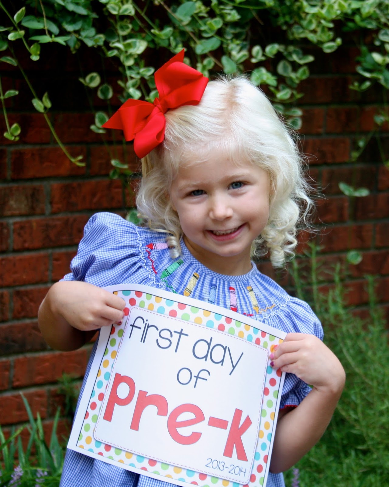 Little HIP Chicks: Harper's First Day of Pre-K!