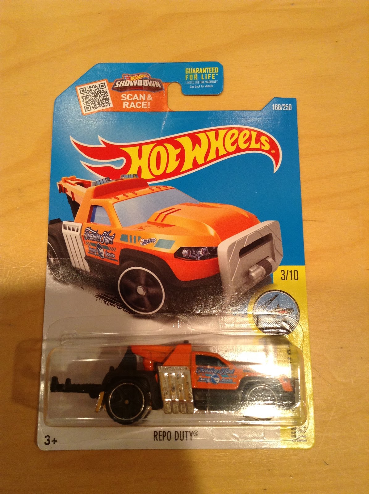 JULIAN'S HOT WHEELS BLOG: Repo Duty (2016 P Case Regular Treasure Hunt ...