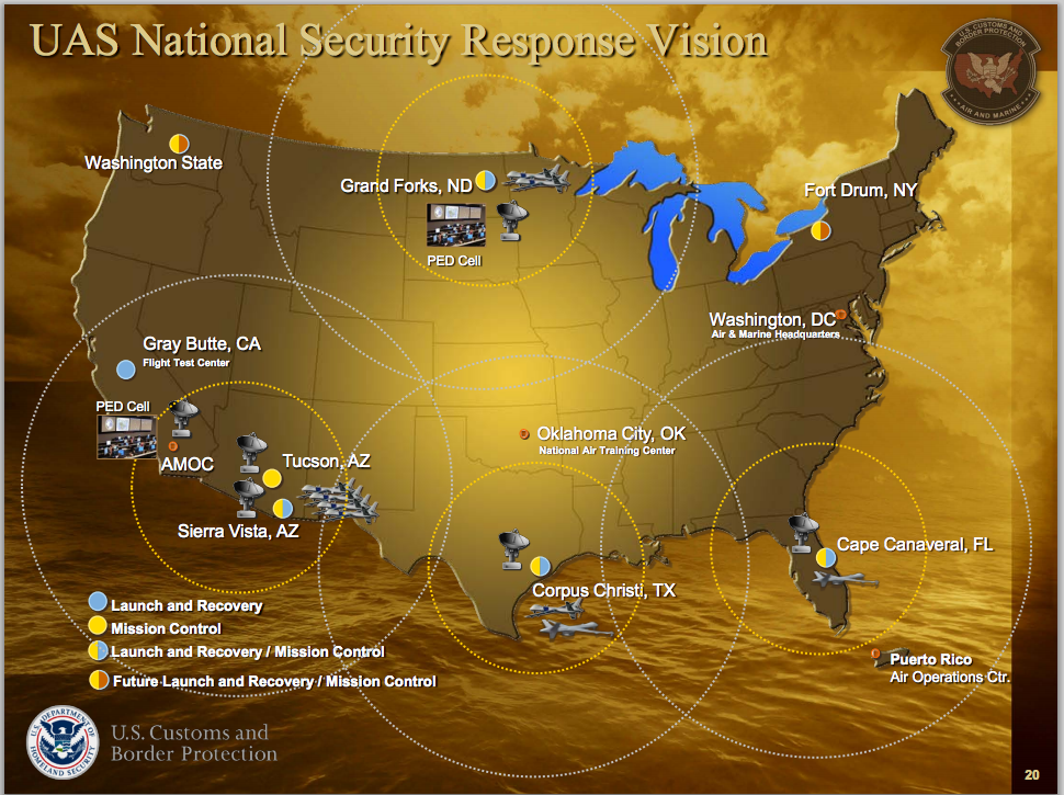 Border Lines: Homeland Predator Drones Hunt Far Beyond Border -- Deep ...