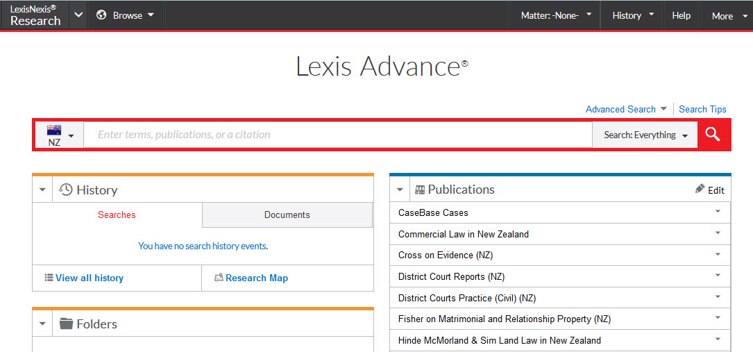 University of Otago, Law Library Blog: New: Lexis Advance