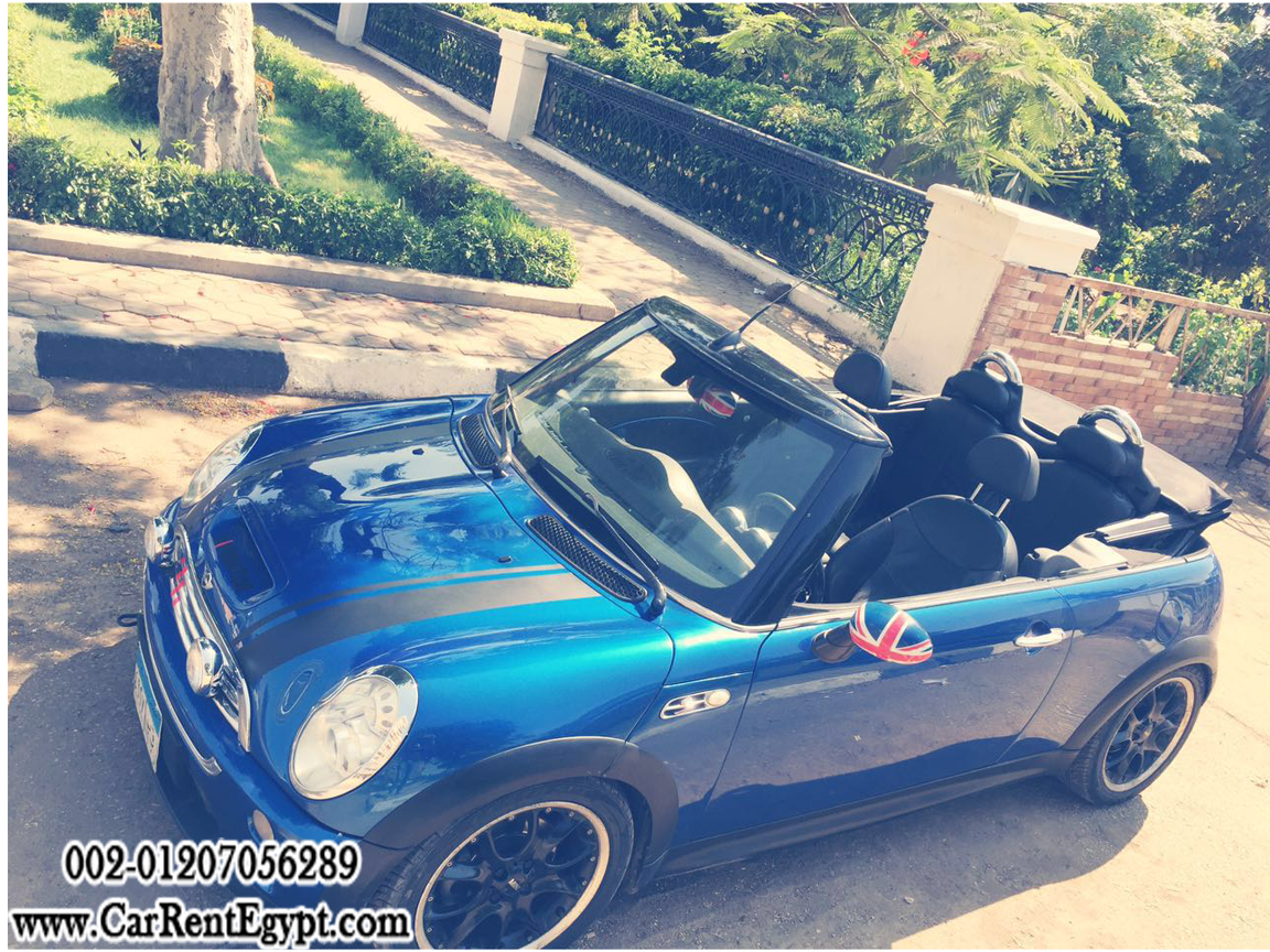 ايجار وتاجير سيارة ميني كوبر كابورلية كشف mini cooper للايجار للدعايا ...
