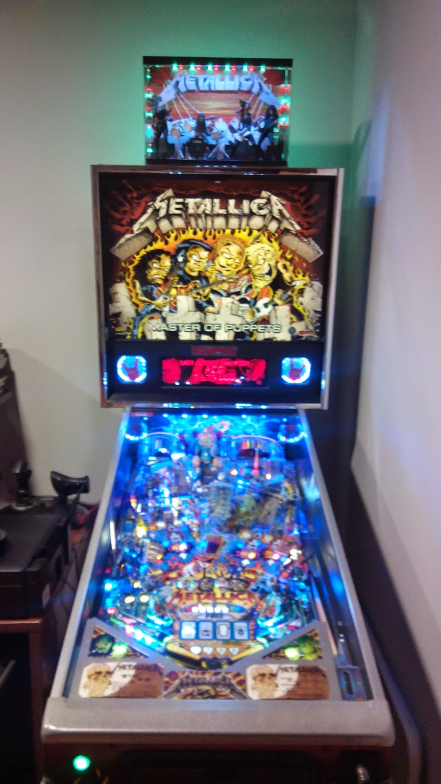 Original Pinball: TOPPER para Pinball "METALLICA" Master of Puppets ...