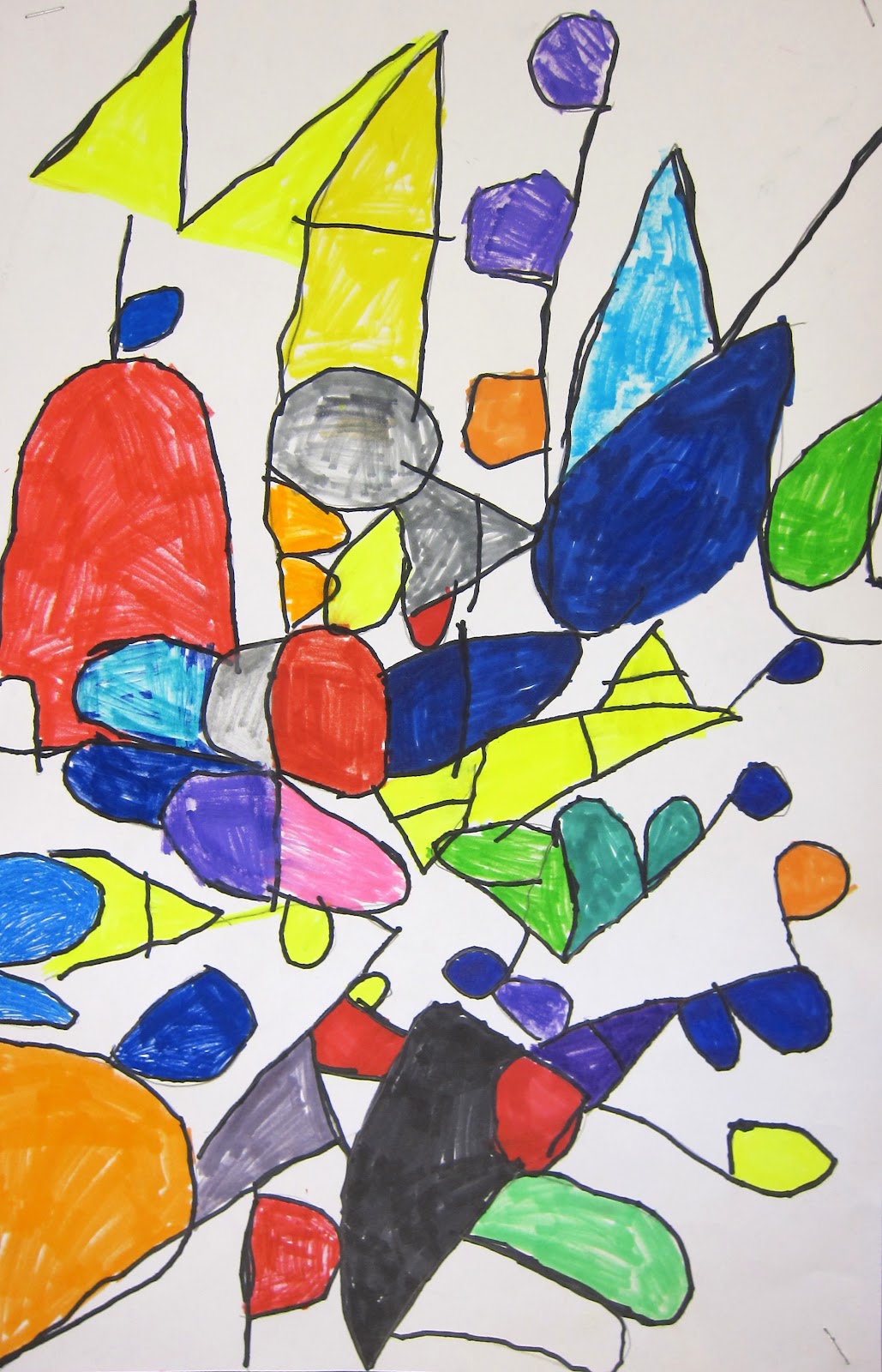 Art is Basic-- Art Teacher Blog: Alphabet Art: First Grade