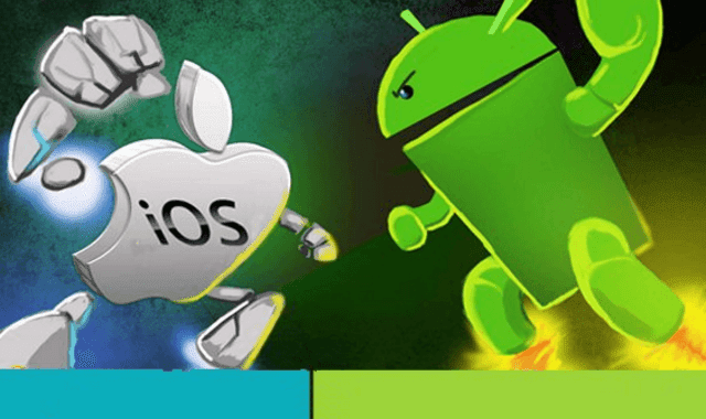 Android Vs iOS #Infographic - Visualistan