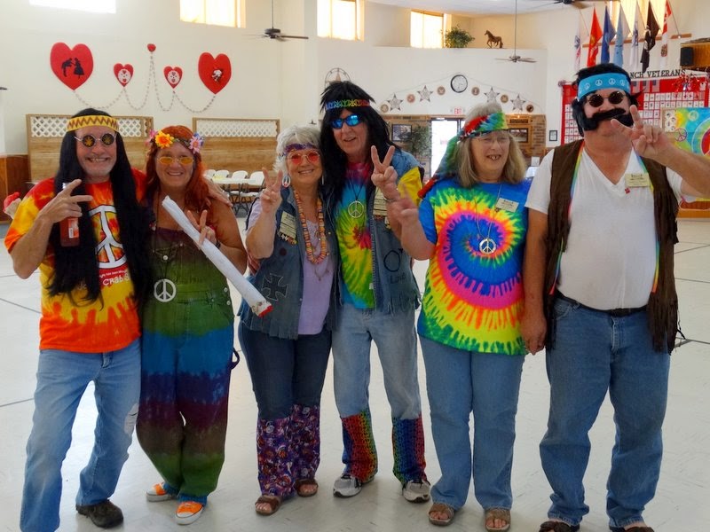 WINTER RANCH ACTIVITIES: Hippie Theme Party