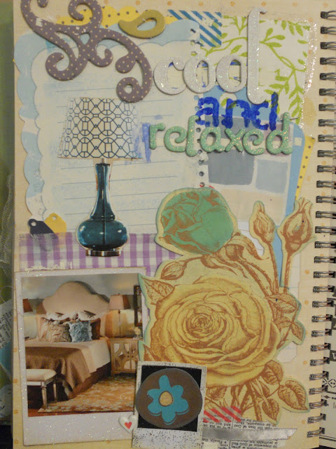 Smash book page - cool and relaxed | Taylor Calvillo