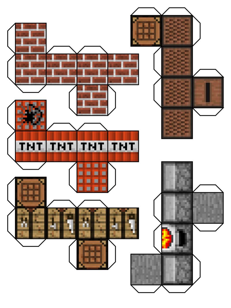 Paper Minecraft Dolls - How to Do Step by Step - My Best Partys