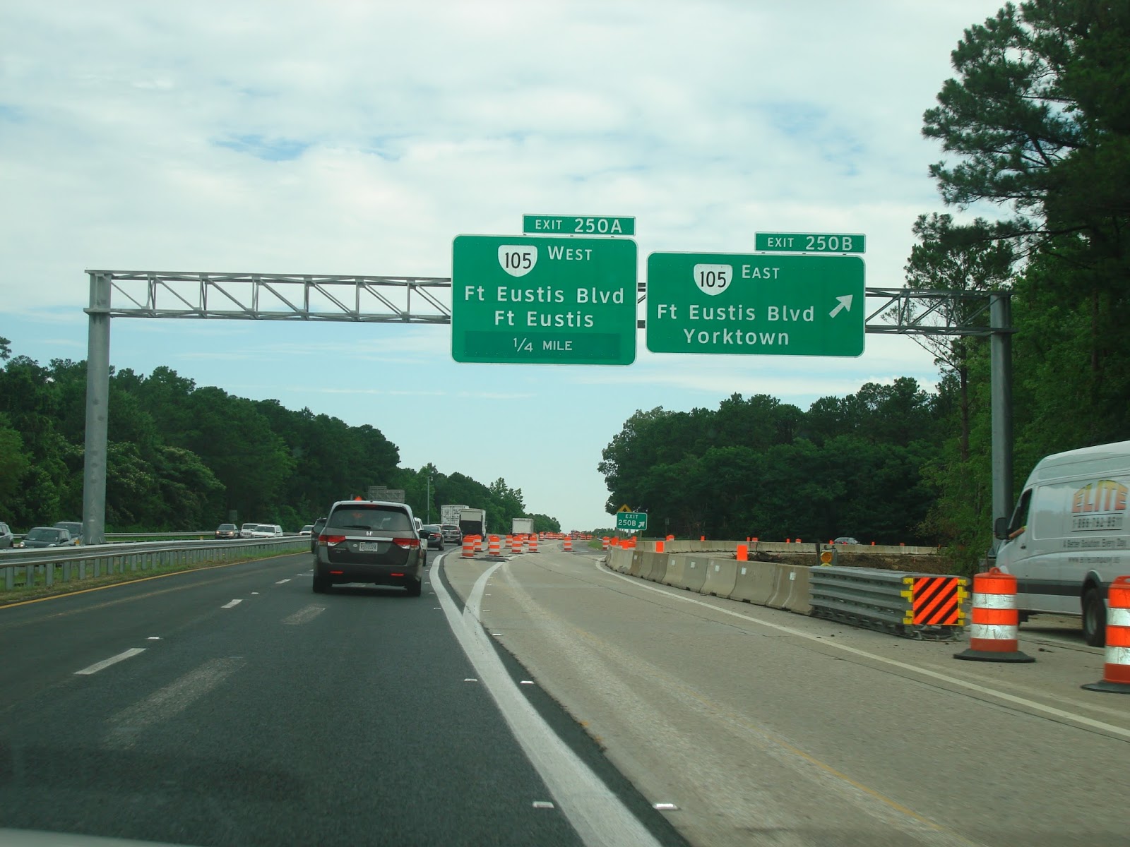 Luke's Signs: Fort Eustis Blvd. & I-64 - Newport News, VA (Interstate ...
