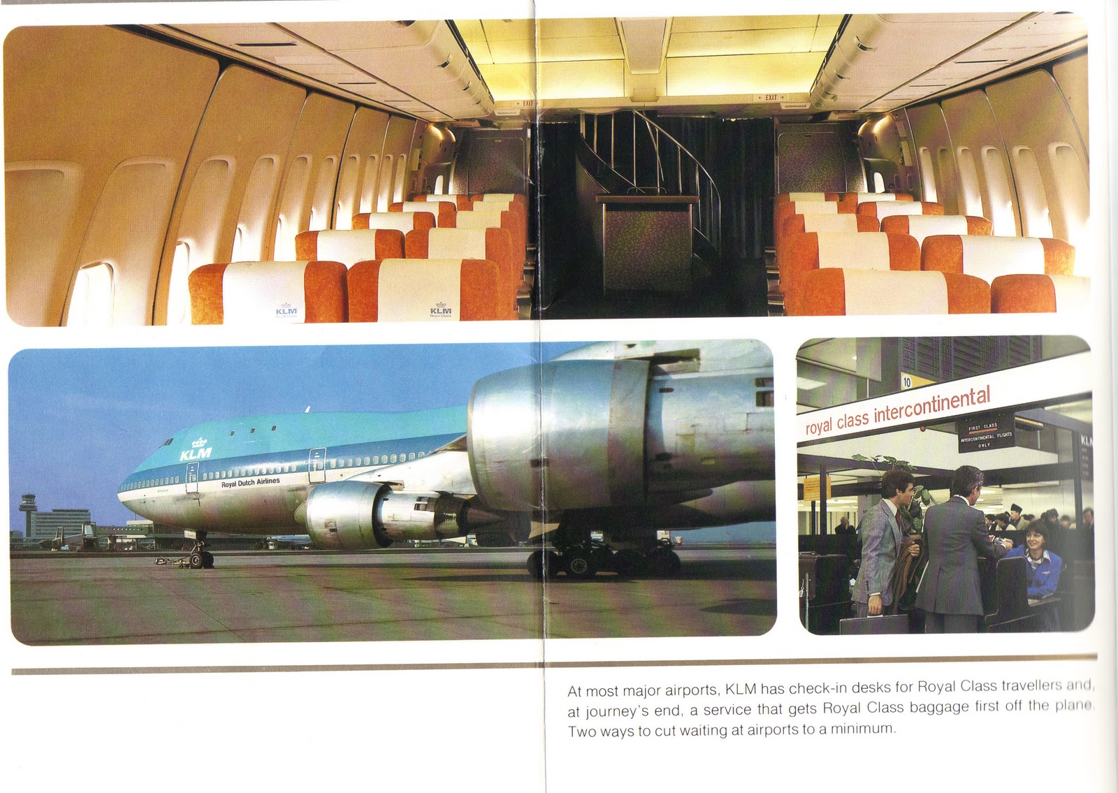 Airlines Past & Present: KLM Royal Dutch Airlines Royal Class/First ...