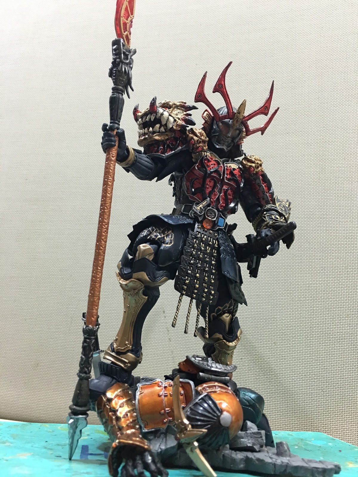 Kamen Rider World: Custom SIC Dark Gaim :D