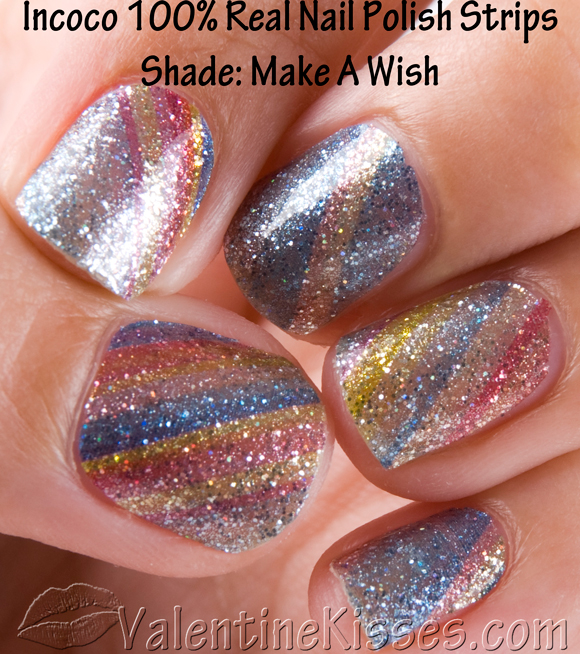 Valentine Kisses: Incoco 100% Real Nail Polish Strips in shade Make A ...