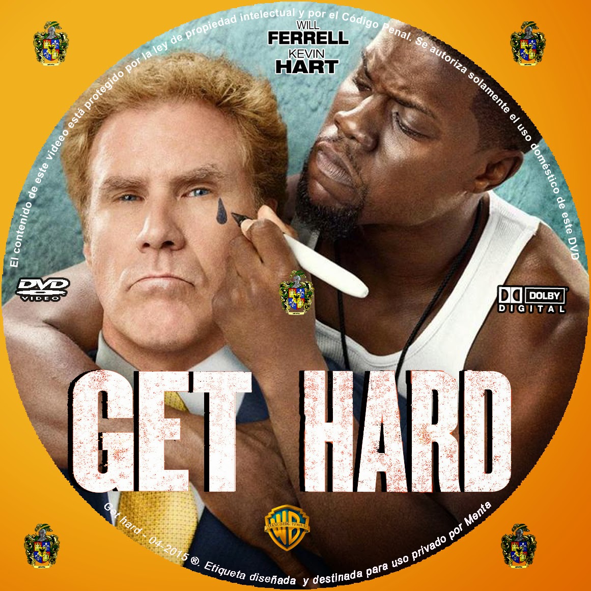 Caratulas y etiquetas: Get hard (Dale duro)