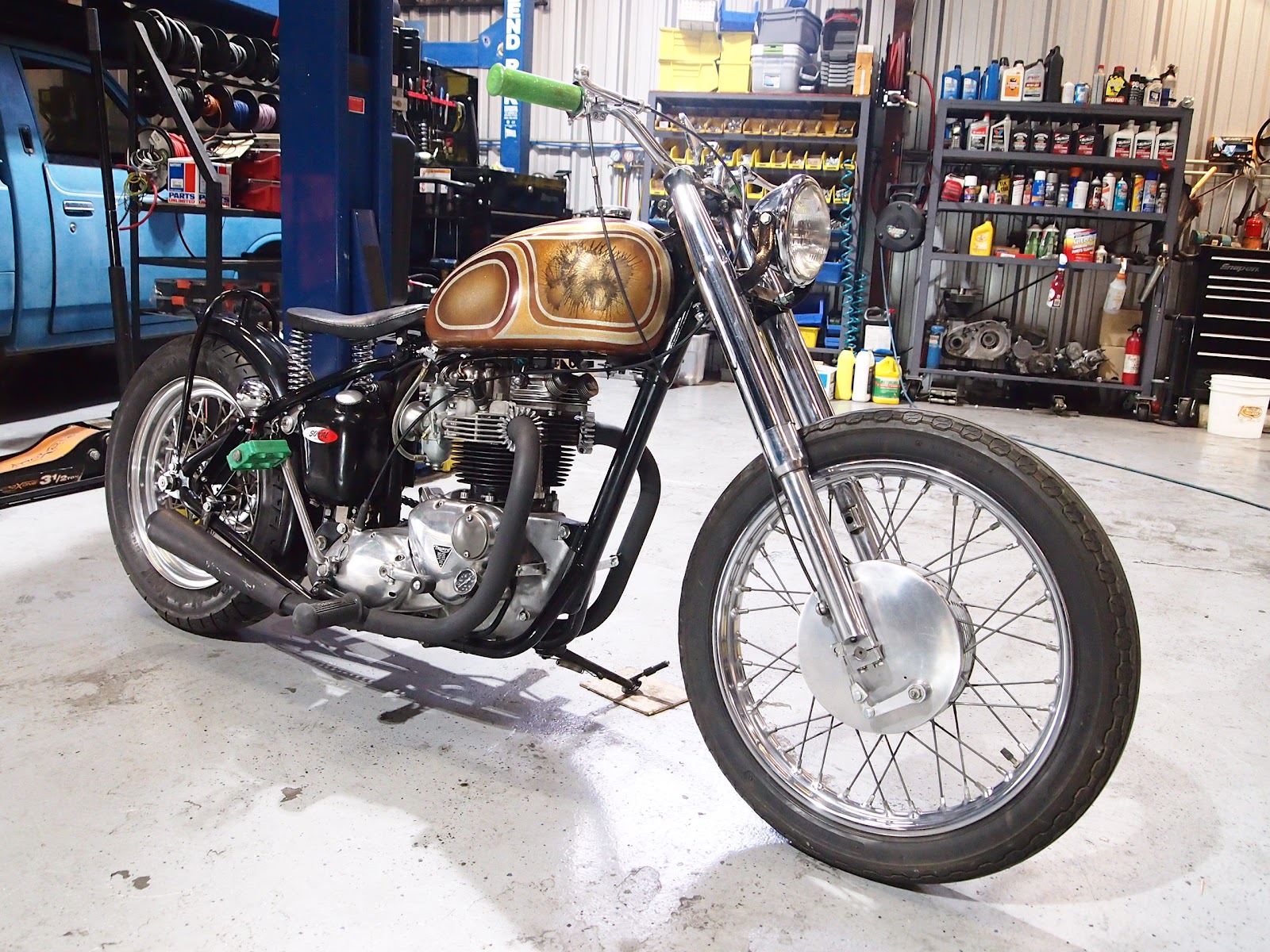 South Bay Street Machines: 1968 Triumph T120 Hardtail Rigid