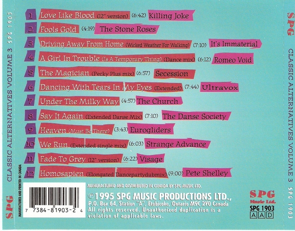 The Hideaway: '80s Compilation Week: CLASSIC ALTERNATIVES [1994-1995, 2000]