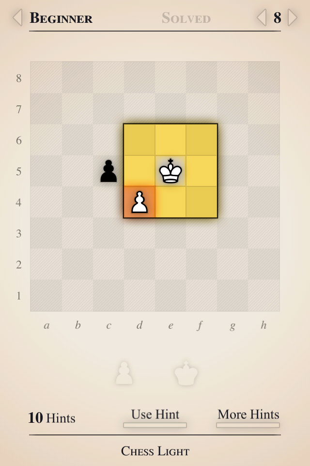 Nontrivial Games: Review: Chess Light for iPhone and iPad