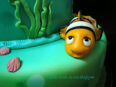 Ízek...torták...és más állatfajták: Némo-s tortám nyomában