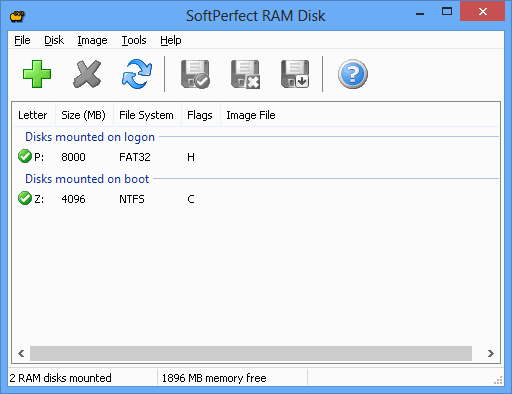 CyberFrog Softblog: SoftPerfect RAM Disk