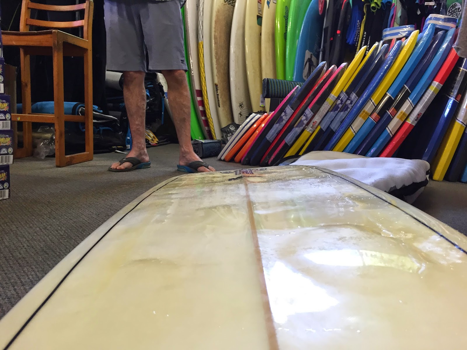 Waveriders: 9' Walden SLX Epoxy Mega Magic Longboard delamination