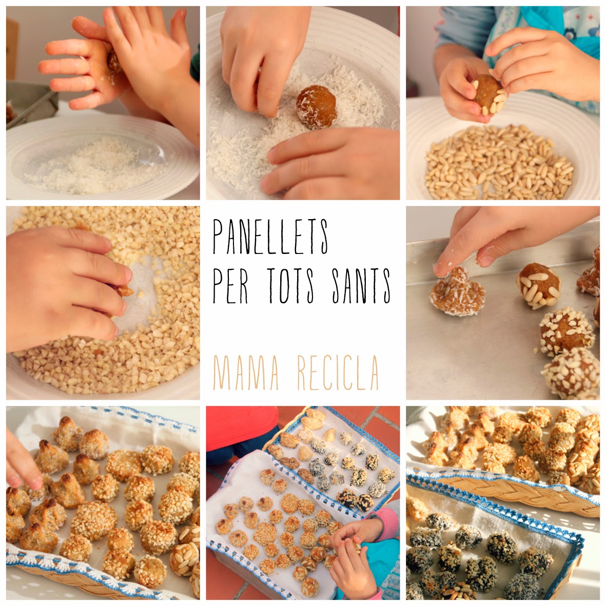 Mamà recicla: Panellets i castanyes / castañas / castanhas