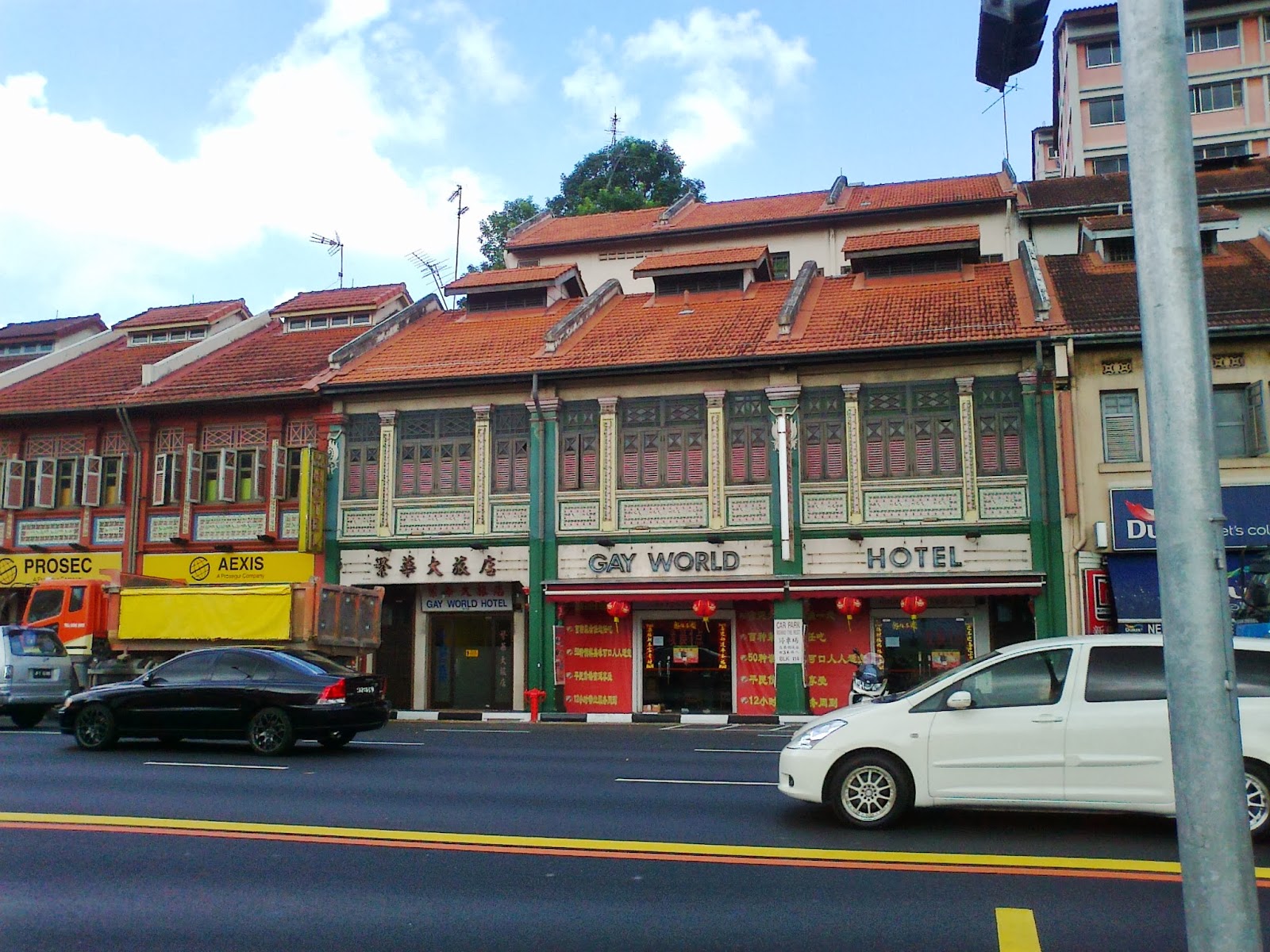 Singapore's old shophouses: Geylang area