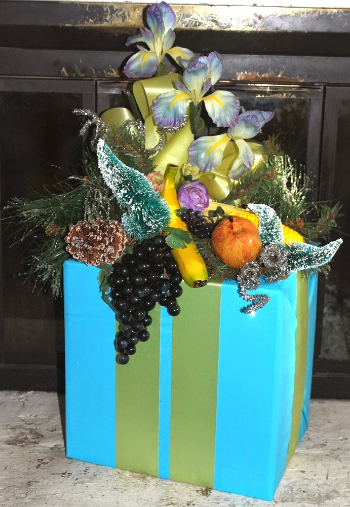 Happy Holidays: Gift Wrapped Boxes and Fancy Cakes.