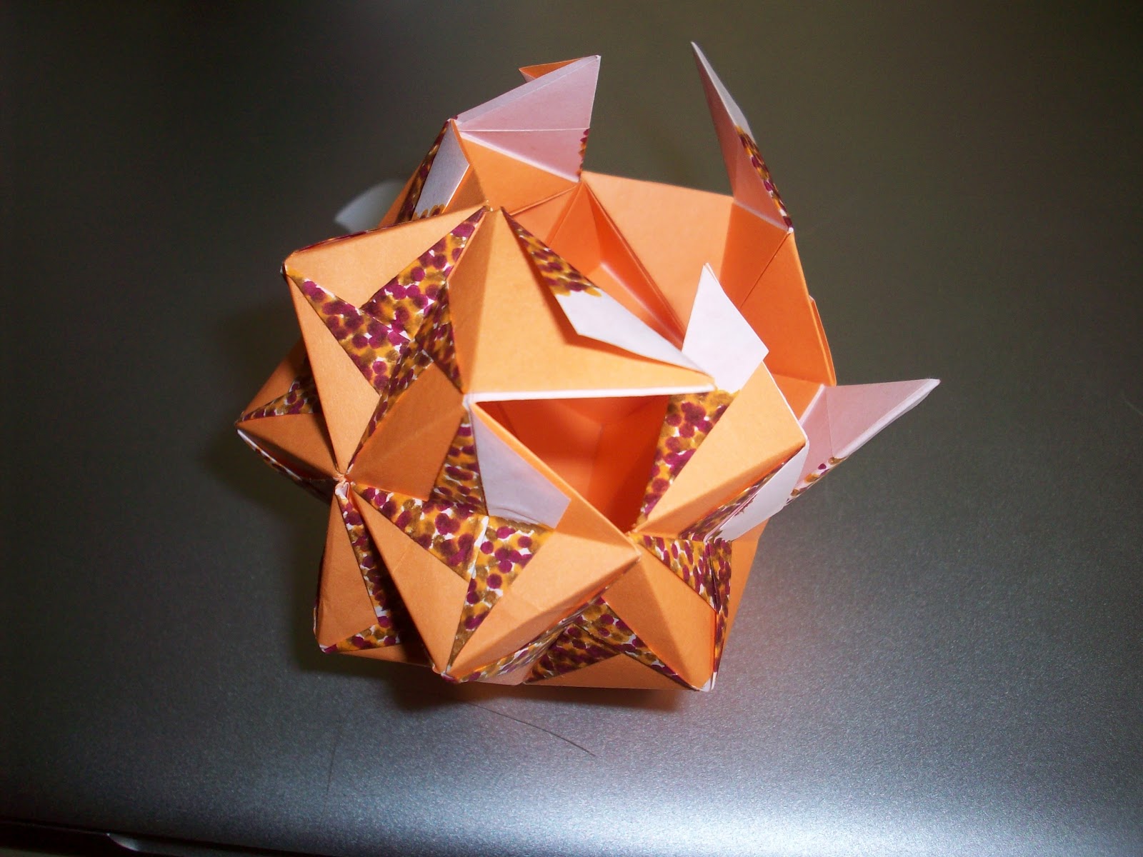 Curiosity Blogged the Kat: Making of an Origami Ball