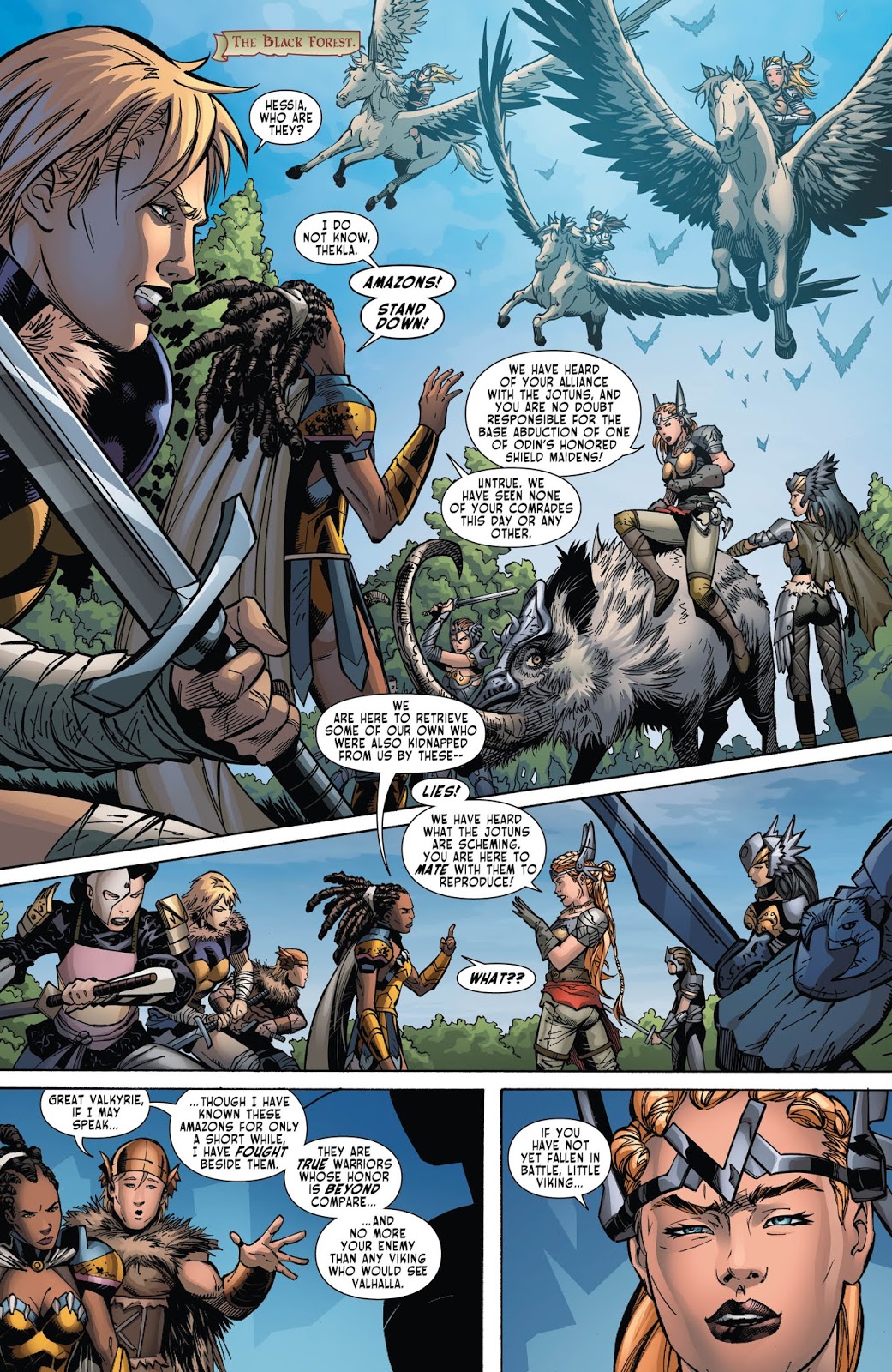 Weird Science DC Comics: PREVIEW: Odyssey of the Amazons #3