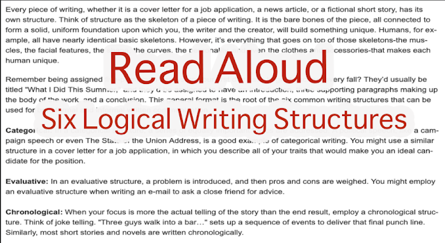 ABC..Z: Six Logical Writing Structures 📚 Read English