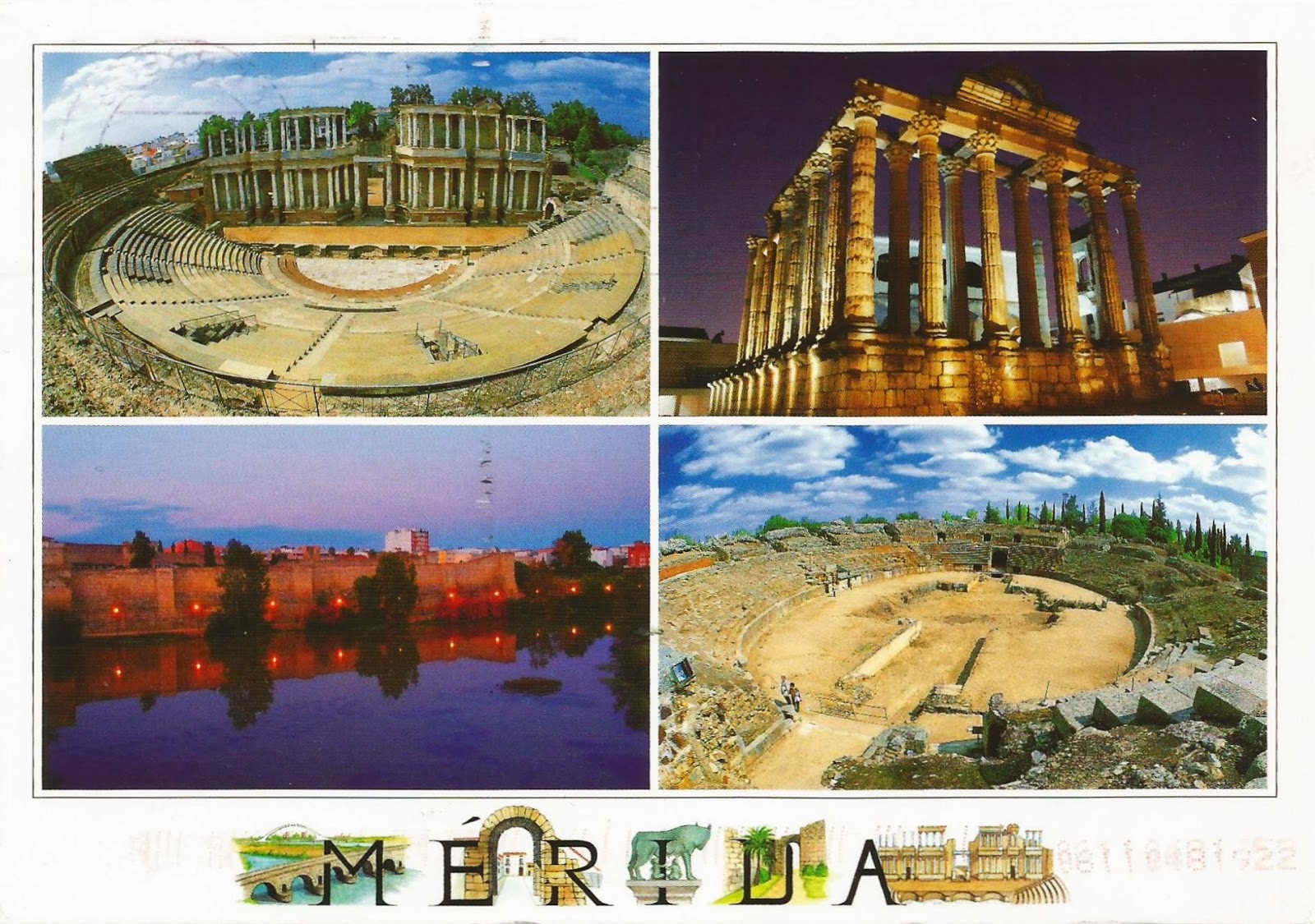 Postcards on My Wall: Archaeological Ensemble of Mérida, Spain (UNESCO)