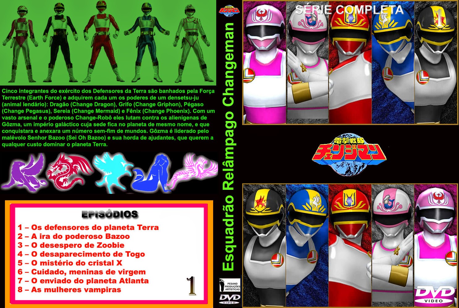 CAPAS EM SÉRIE: CAPAS DVD CHANGEMAN