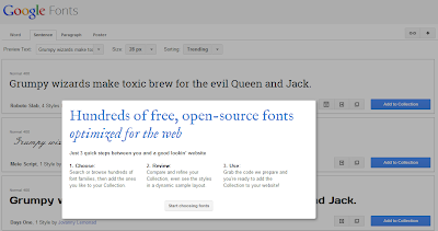 Google Fonts dá-te Tipos de Letra para a Web | Aberto até de Madrugada