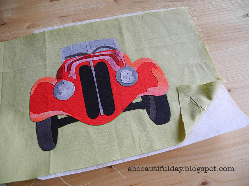 A Beautiful Day : Retro Car applique in a few steps