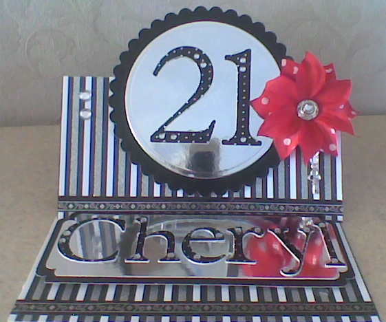 Carole's Own: 21st birthday card