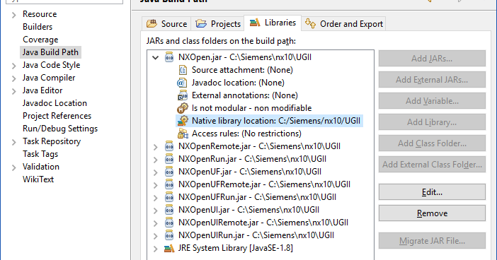 Миллион первый: Приложение NX Open на Java