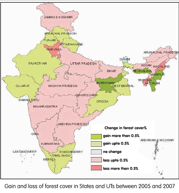 India, its peoples and its neighbors: Know Your India: Forest Cover