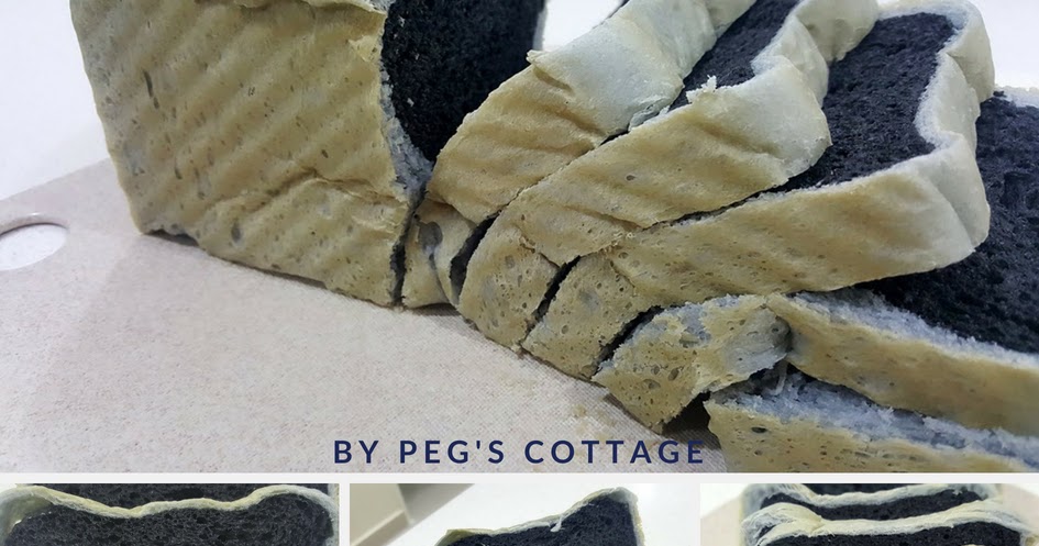 RECIPE OF DUO-TONE BREAD LOAF 蓝花碳粉面包