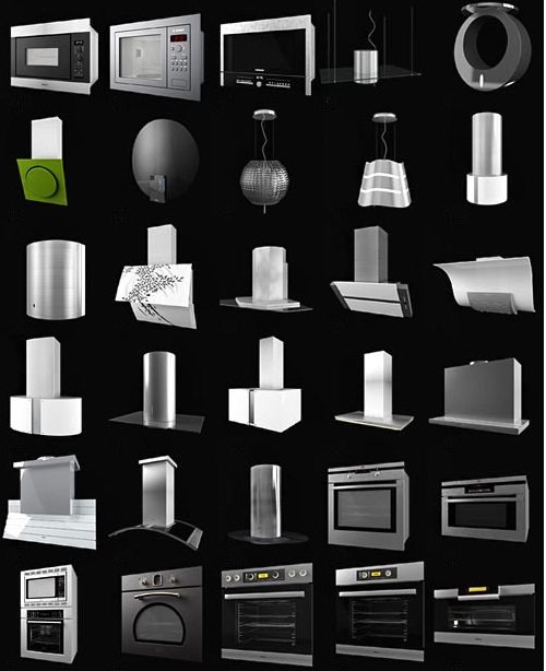 FREE 3D OBJECTS: 3D Models Kitchen Appliances (Archmodels)