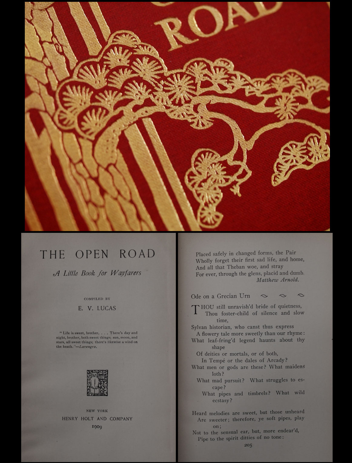 IsFive Antiquarian Books: 1909 THE OPEN ROAD - A LITTLE BOOK FOR ...