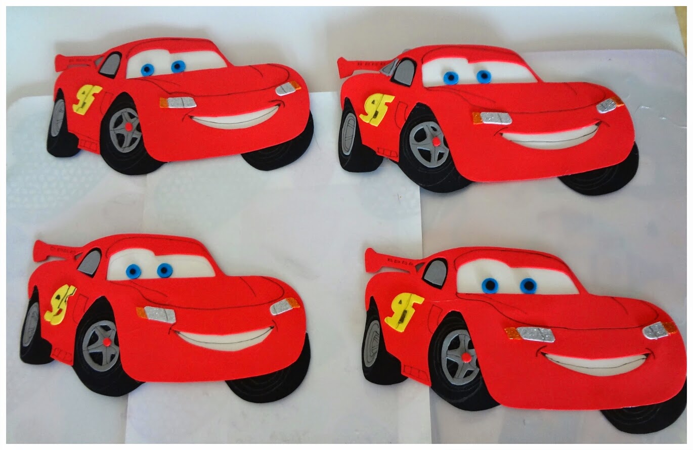 Imagenes de cars en goma eva - Imagui