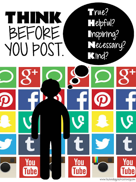 21st Century Teaching: Printable Digital Citizenship Posters