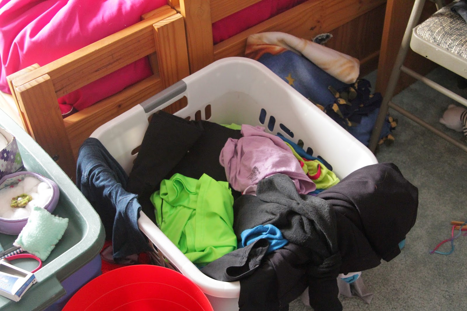 Homeschooling With Joy: Clean Clothing Goes Where?