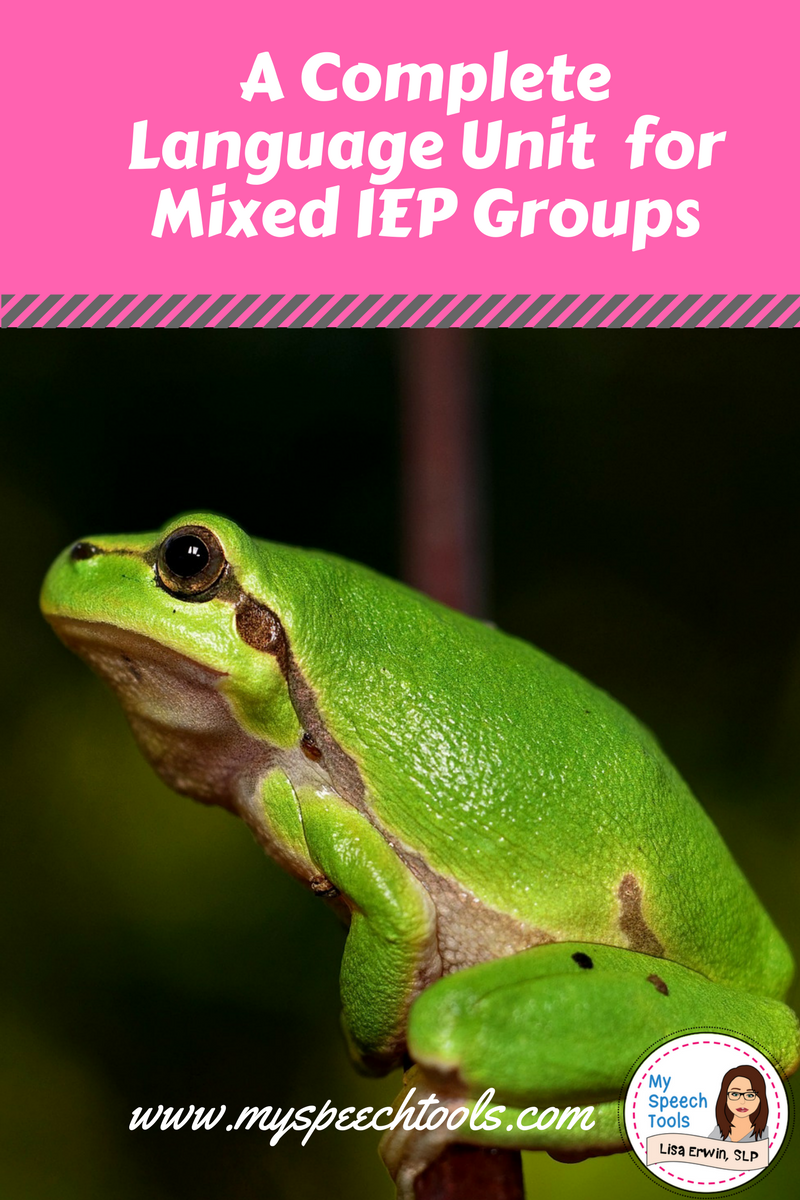 My Speech Tools: A Complete Frog Unit for Your Speech Therapy Groups