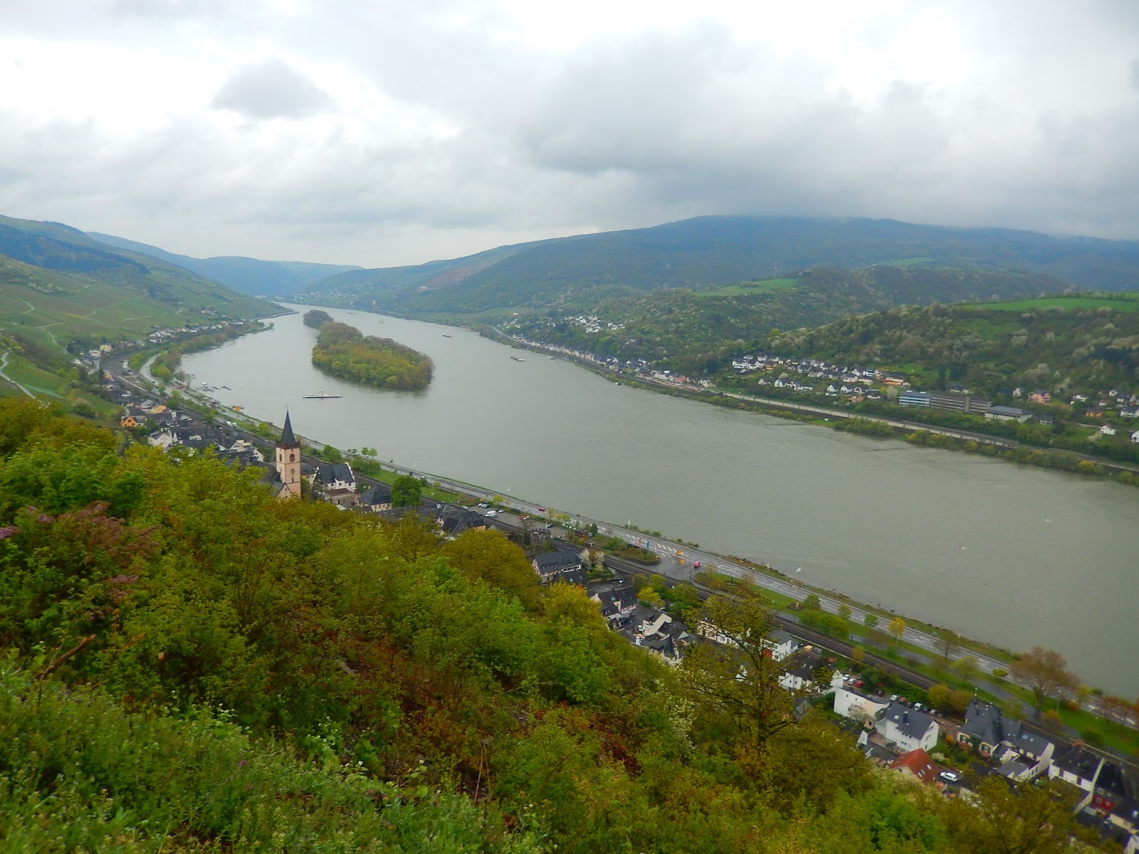 Der Wanderfreund: Wilder Rheinsteig Etappe 15 von Kaub nach Lorch (14,8 km)