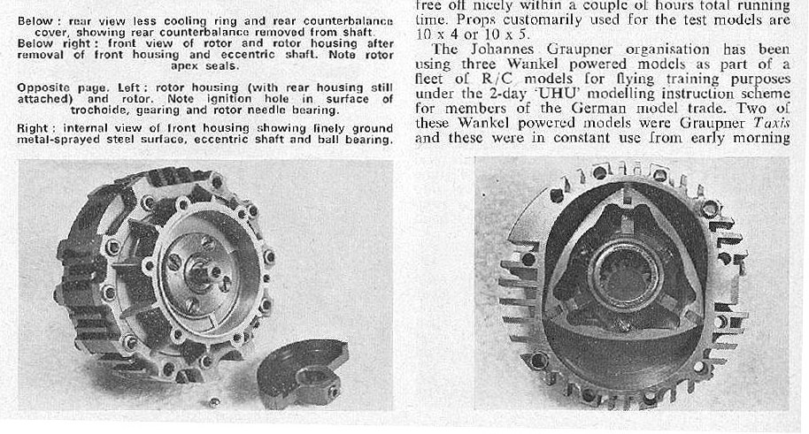 Vintage Model Airplane Engines Running: OS .30 Wankel Rotary Engine