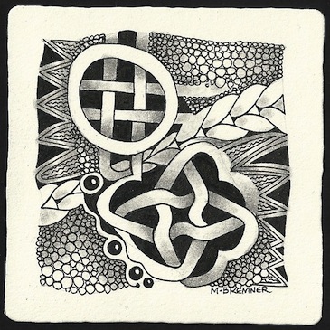 Enthusiastic Artist: Circular tangles