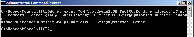 IT Guy Diaries: Useful commands for Active Directory Groups management
